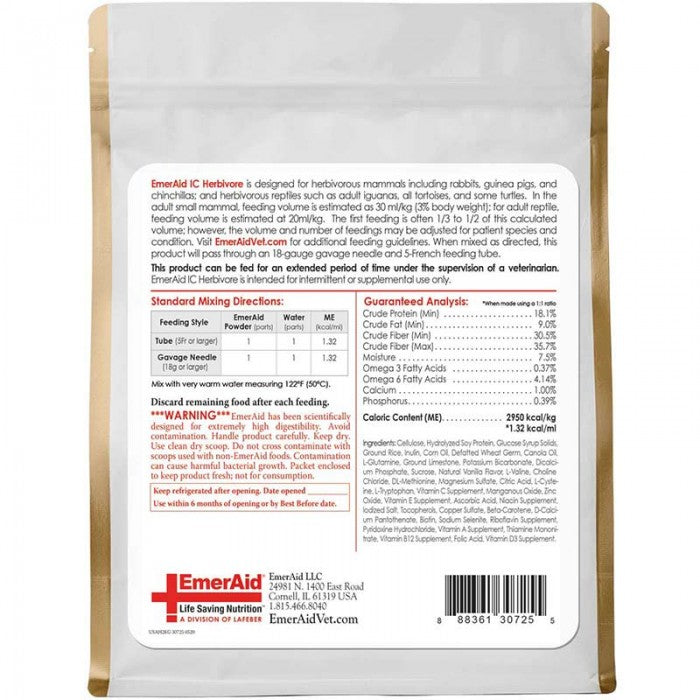 EmerAid IC Herbivore (400g) - Vet Central